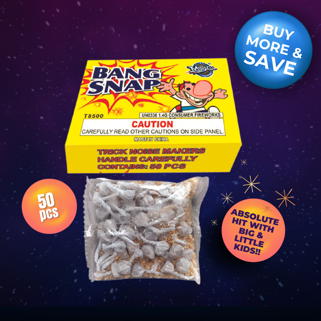 Bang Snap, 50 pcs - Novelties & Sparklers