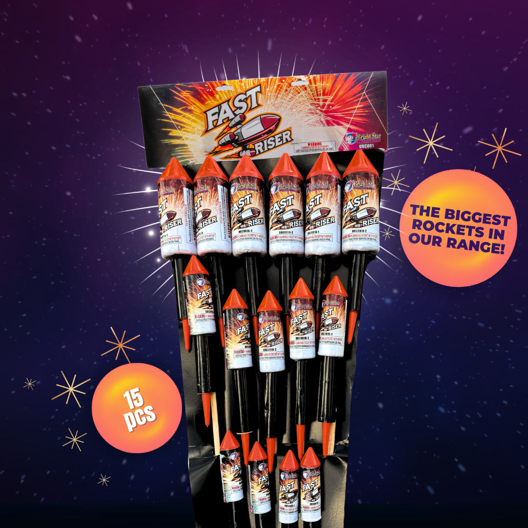 Fast Riser, 15 pc - Rockets